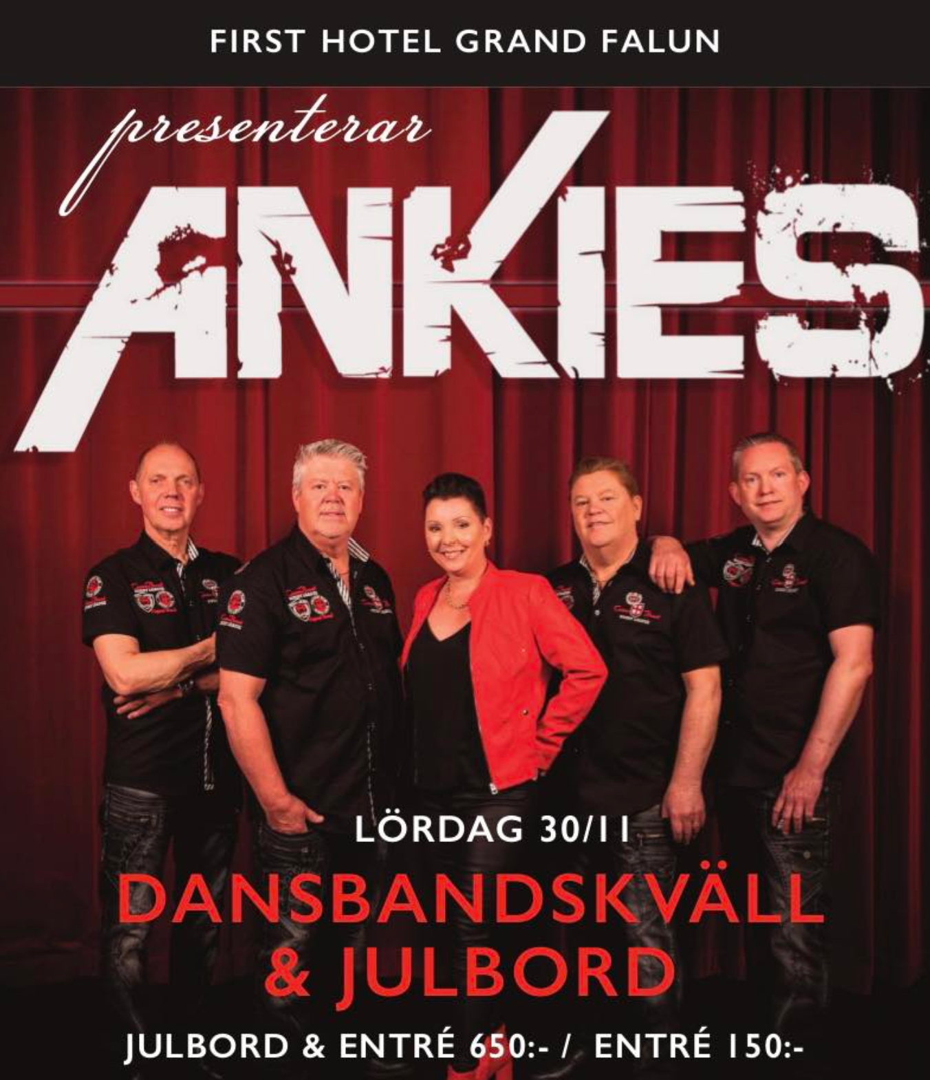 Dansbandskväll & Julbord – Centrala Stadsrum