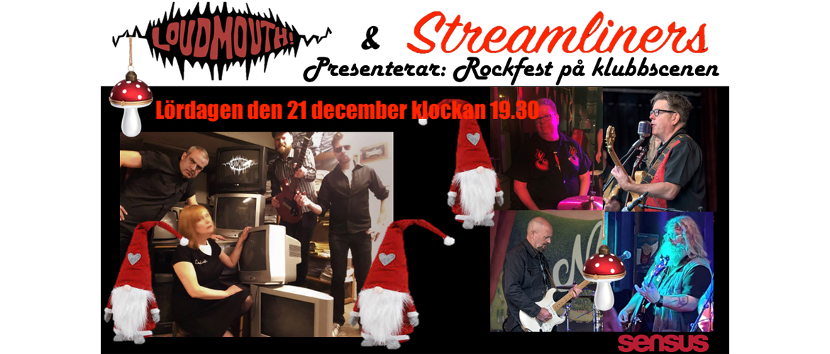 Rockfest med Streamliners och Loudmouth – Centrala Stadsrum